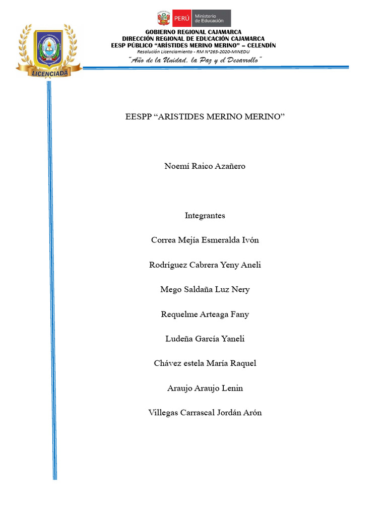 Monografía Alfredo Rocha | PDF | Perú