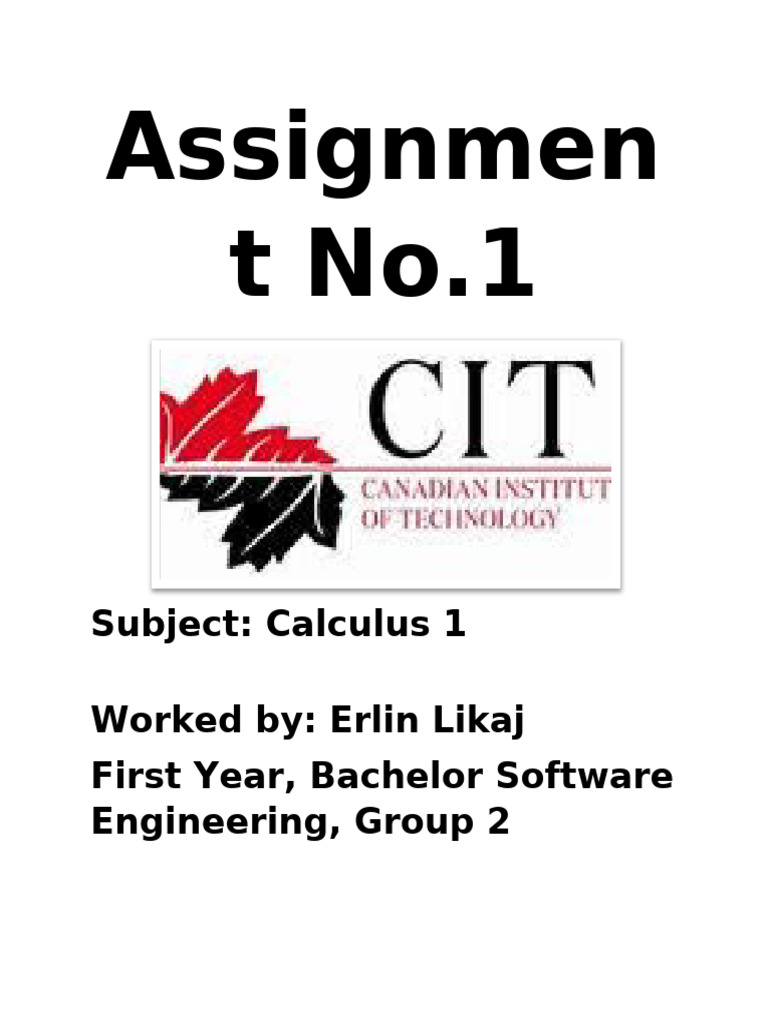 Assignment No.1 | PDF
