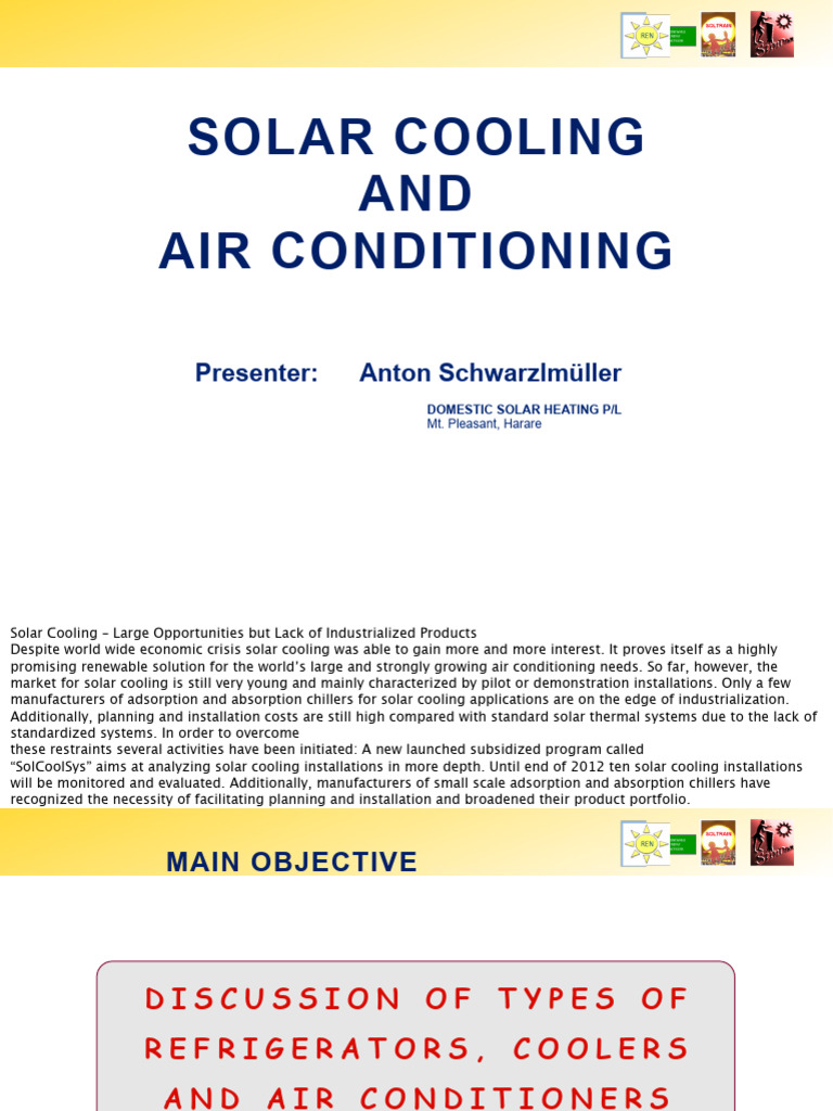 15-Introduction_solar cooling | PDF | Heat | Air Conditioning
