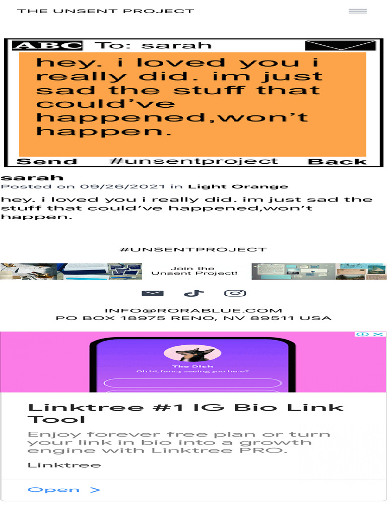 Unsent Text Message - Submission 3378504 - The Unsent Project | PDF