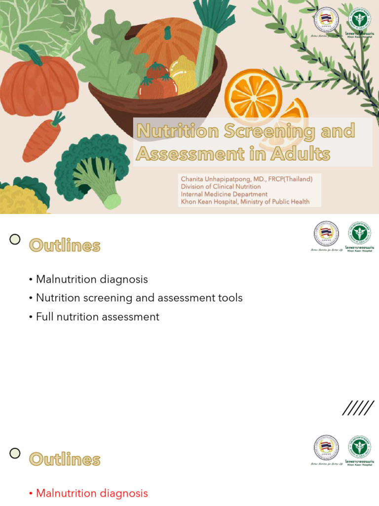 Nutrition Screening and Assessment Tools | PDF | Malnutrition | Pneumonia