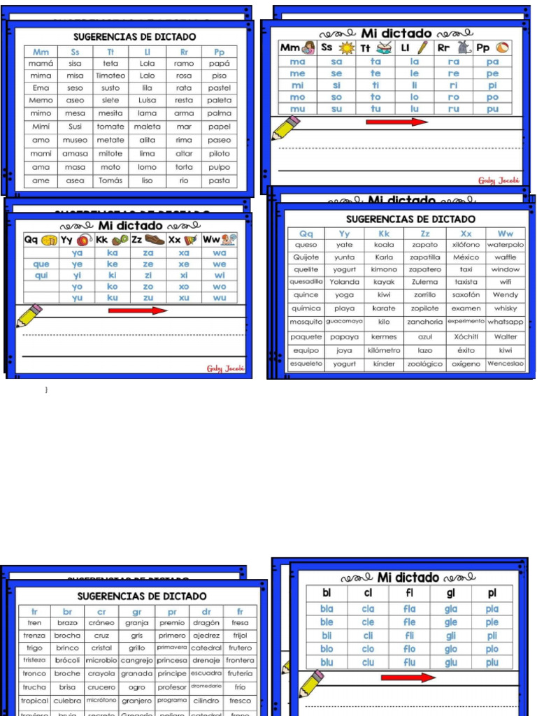 dictados primer grado | PDF