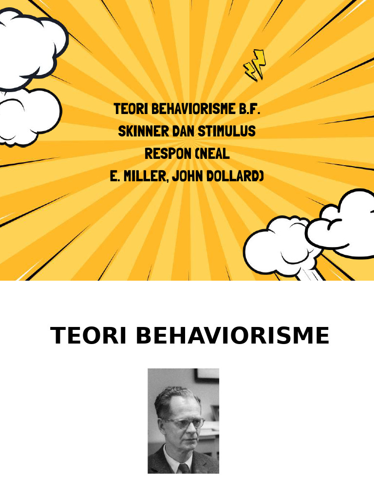 Teori Behaviorisme Dan Stimulus Respon | PDF | Karier & Perkembangan