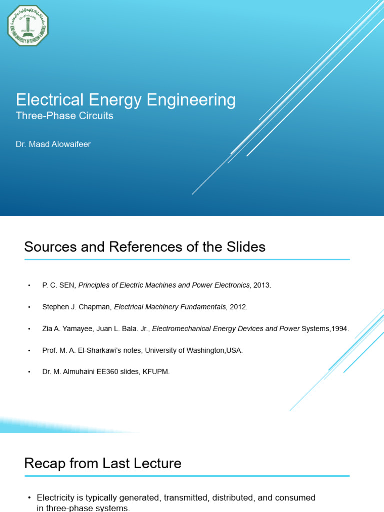 Three-Phase Circuit Fundamentals | PDF | Ac Power | Electrical Impedance