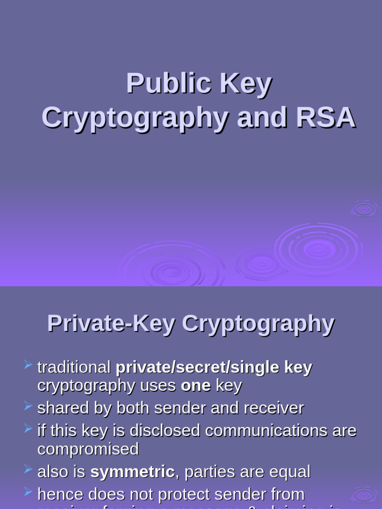 Public Key Cryptography | PDF | Public Key Cryptography | Key (Cryptography)