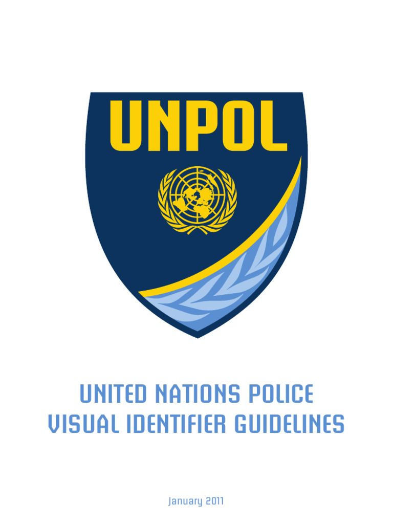Unpol Visual Identifier Guidelines | PDF | Typefaces | Helvetica