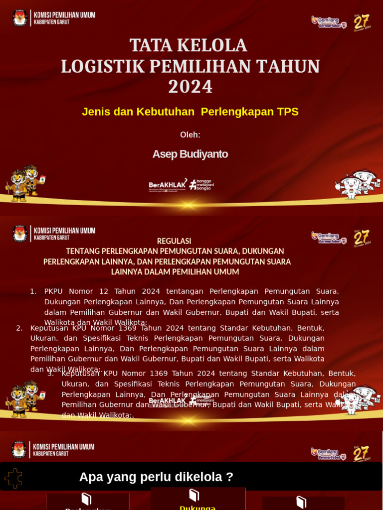 Logistik Pemilu 2024 | PDF