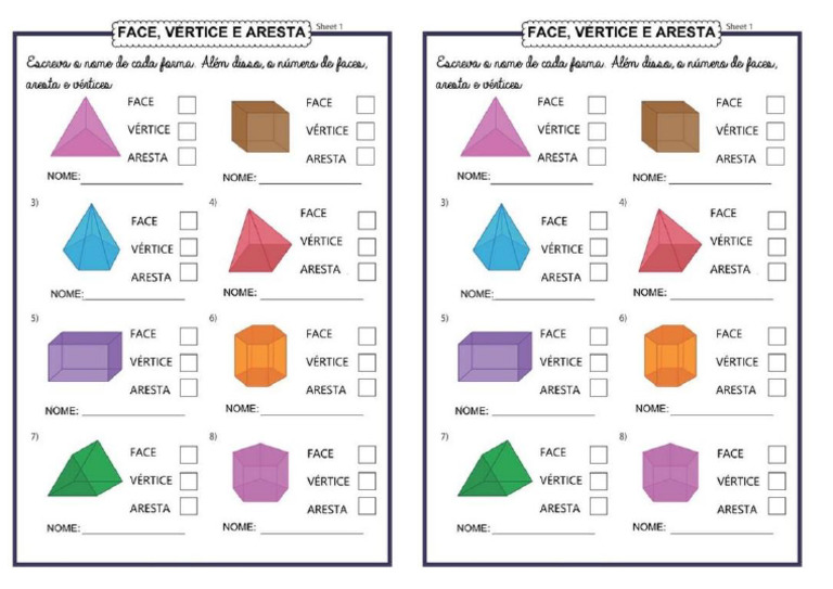 Ativ - Formas Geometricas | PDF