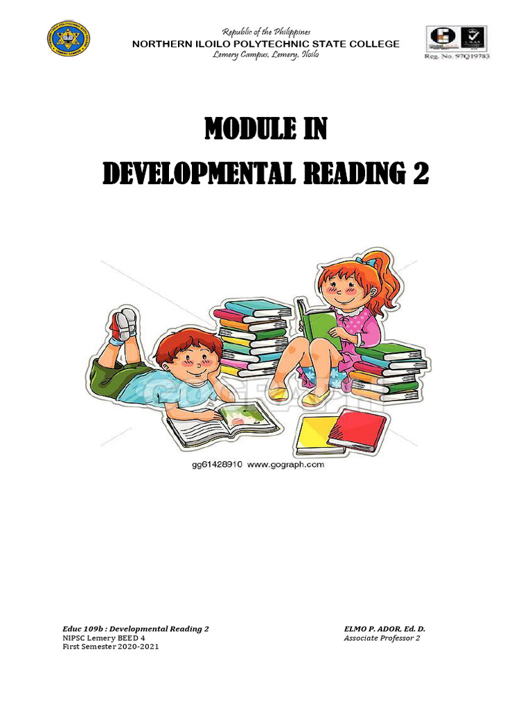 Module 1 in Developmental Reading 2 | PDF | Reading Comprehension | Cognitive Science