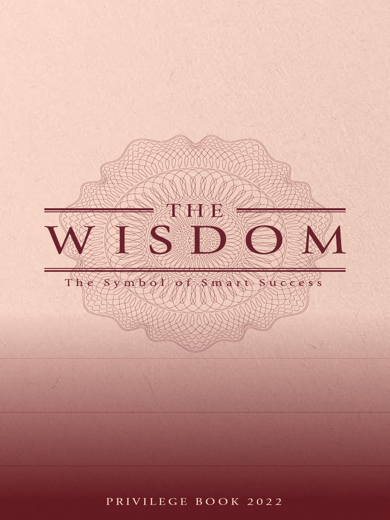 THE WISDOM Privilege Book 2022 | PDF
