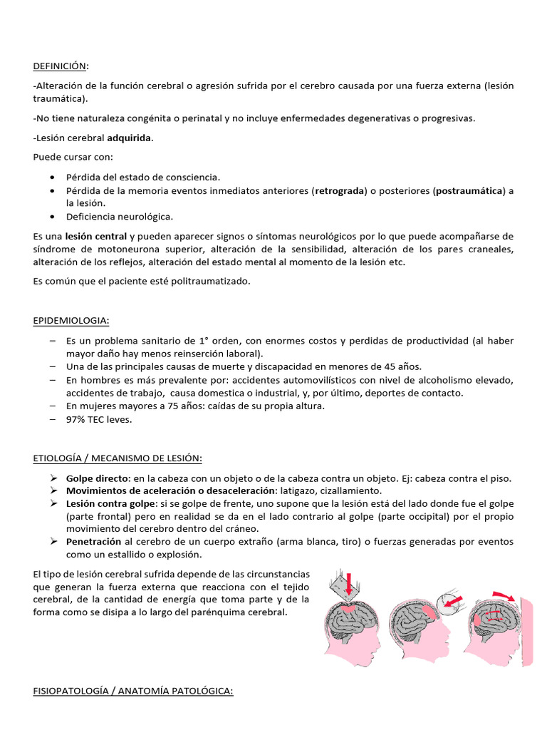 2 - Tec Resumen Segundo Cuatri 2023 | PDF | Coma | Cerebro