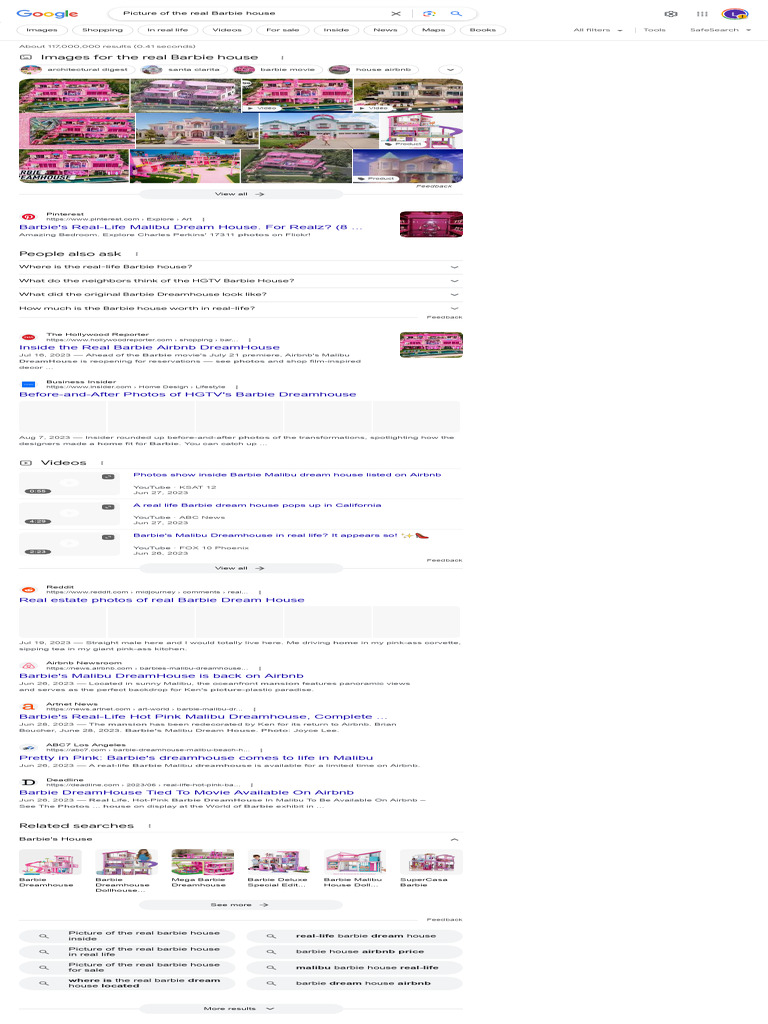 Picture of The Real Barbie House - Google Search | PDF | Barbie