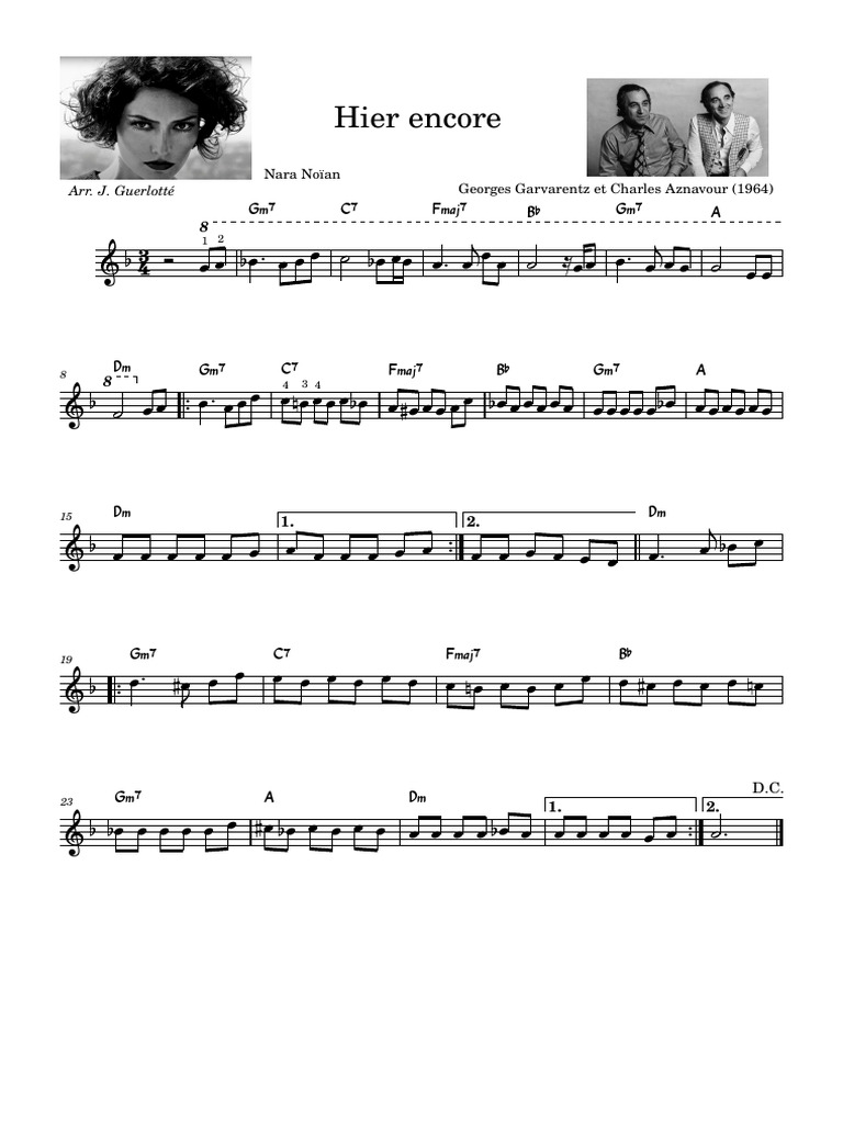 Hier Encore Charles Aznavour | PDF