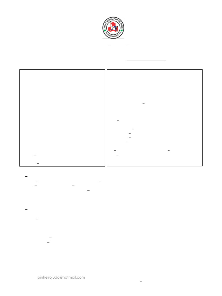 CBJ - 04 Prog para Faixa Amarela | PDF | Judô | Gendai Budô