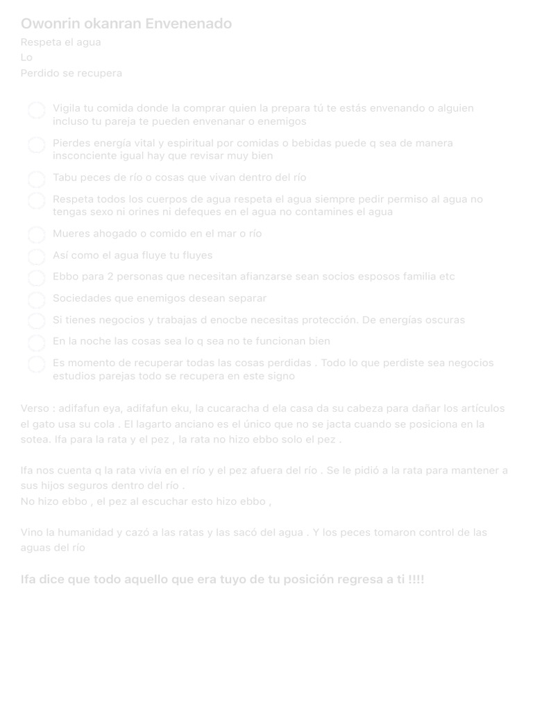 Owonrin Okanran Envenenado | PDF | Cocina, comidas y vino | Hogar ...