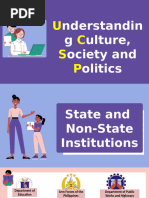 Ucsp - State and Non State Institutions | PDF | Presidents Of The ...