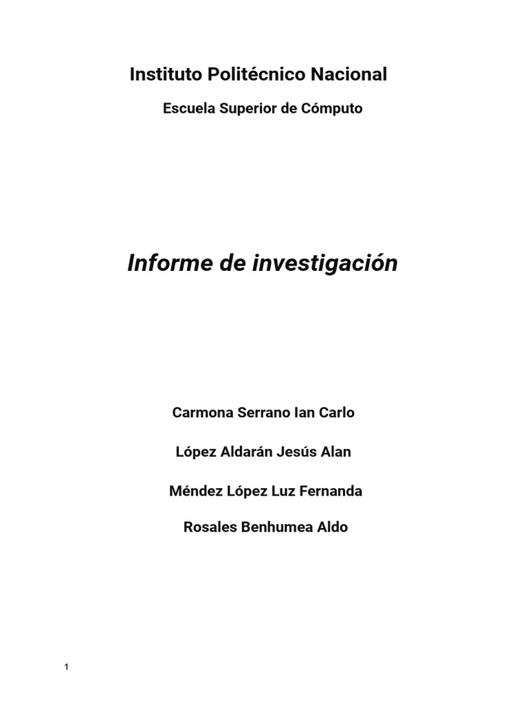 Informe de Investigación Completo PDF | PDF | Evaluación | Aprendizaje