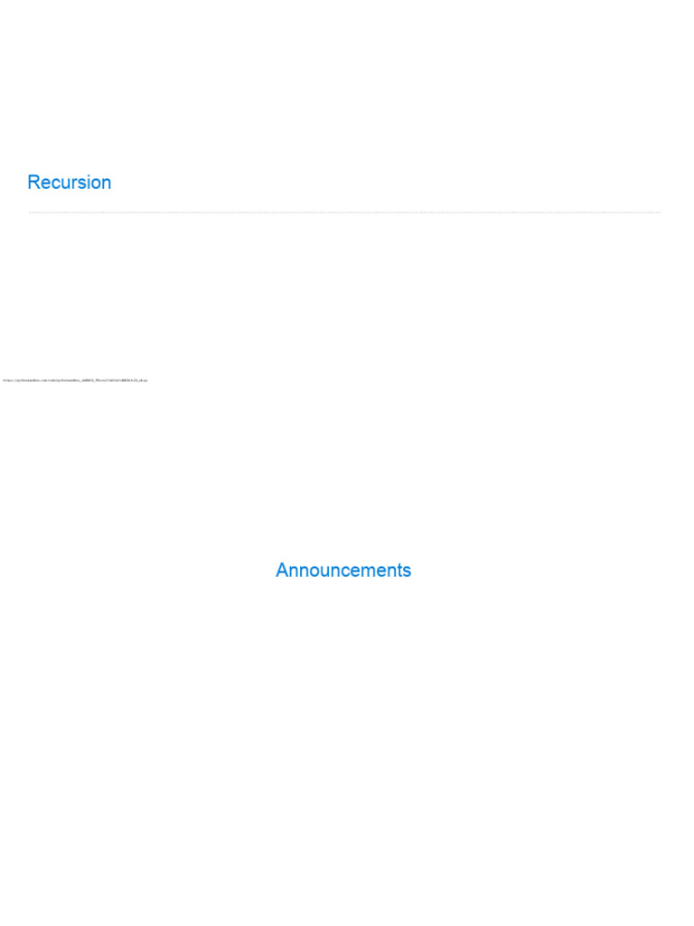 08-Recursion 1pp | PDF