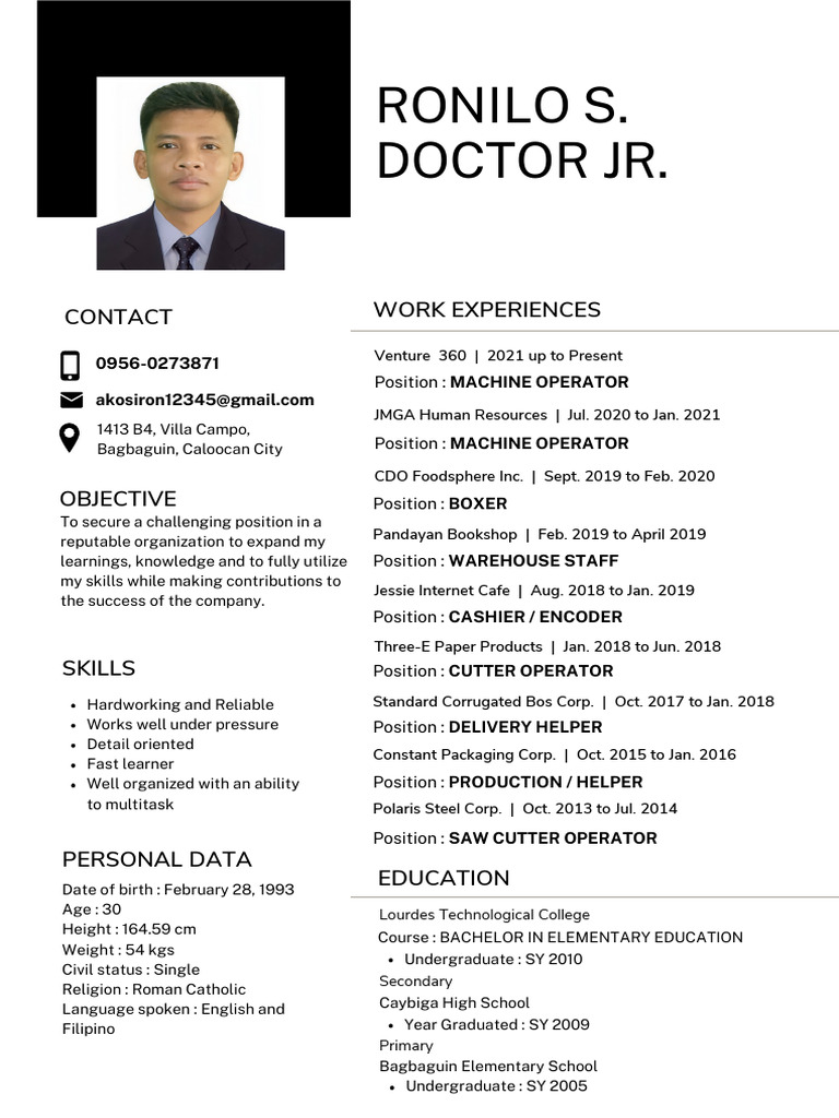 My Resume | PDF