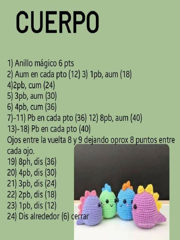 Dragoncitos Amigurumi | PDF
