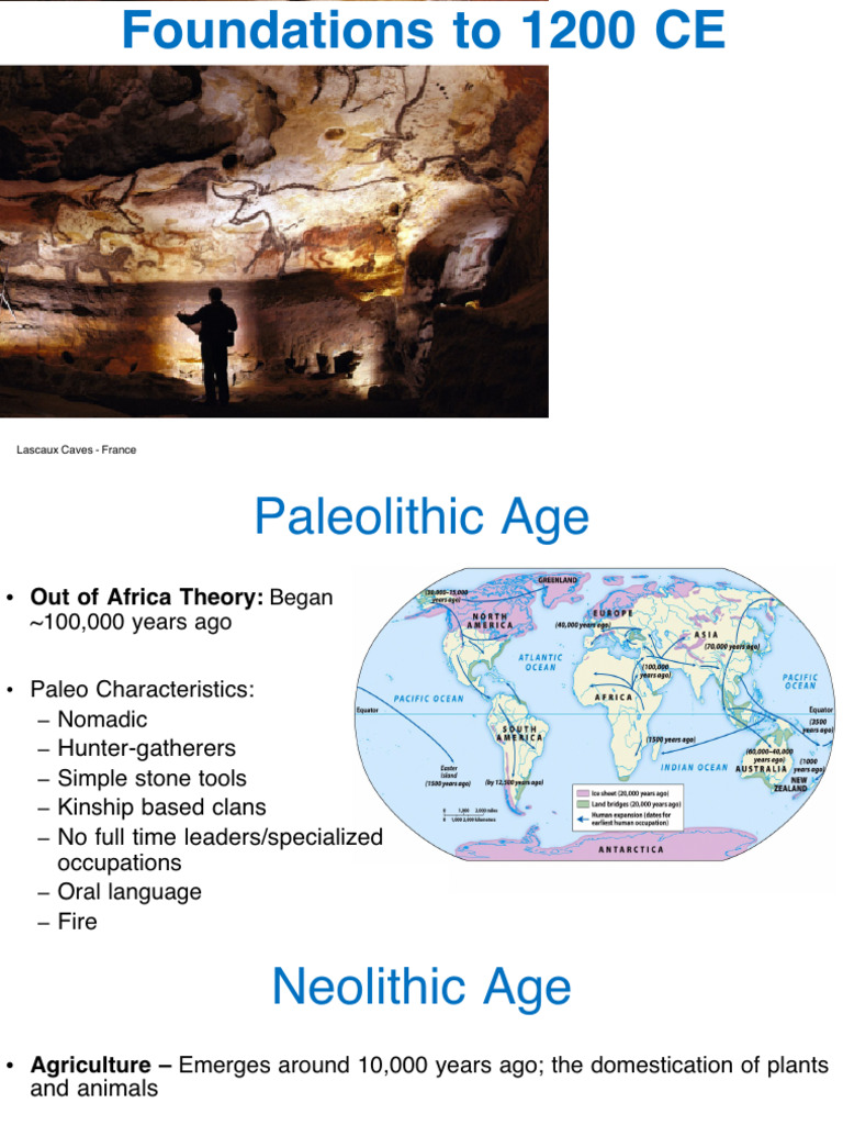 Foundations to 1200 CE | PDF