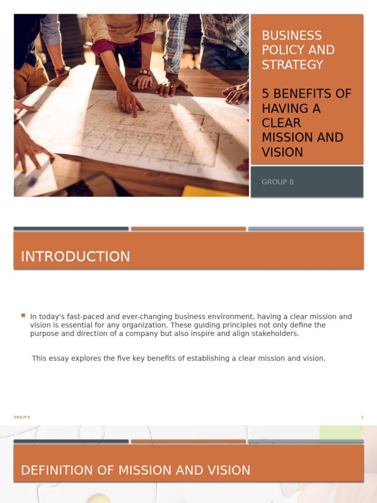 5 Key Benefits of Mission & Vision | PDF | Economies | Social Psychology