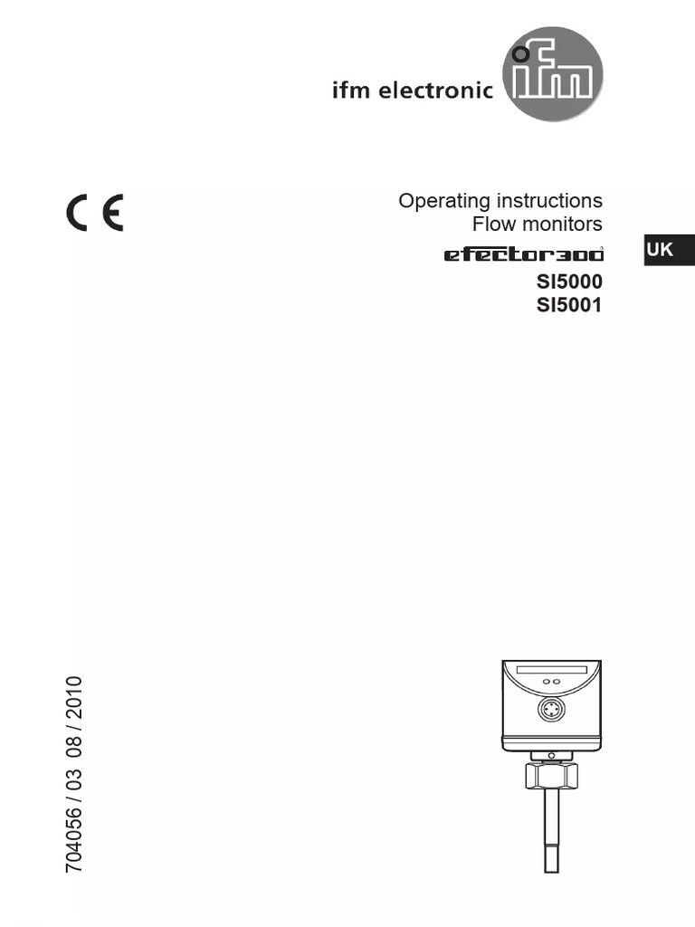User Manual IFM SI5000 (English - 13 Pages) | PDF | Home & Garden ...