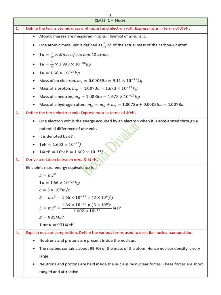 Nuclei | PDF | Atomic Nucleus | Isotope