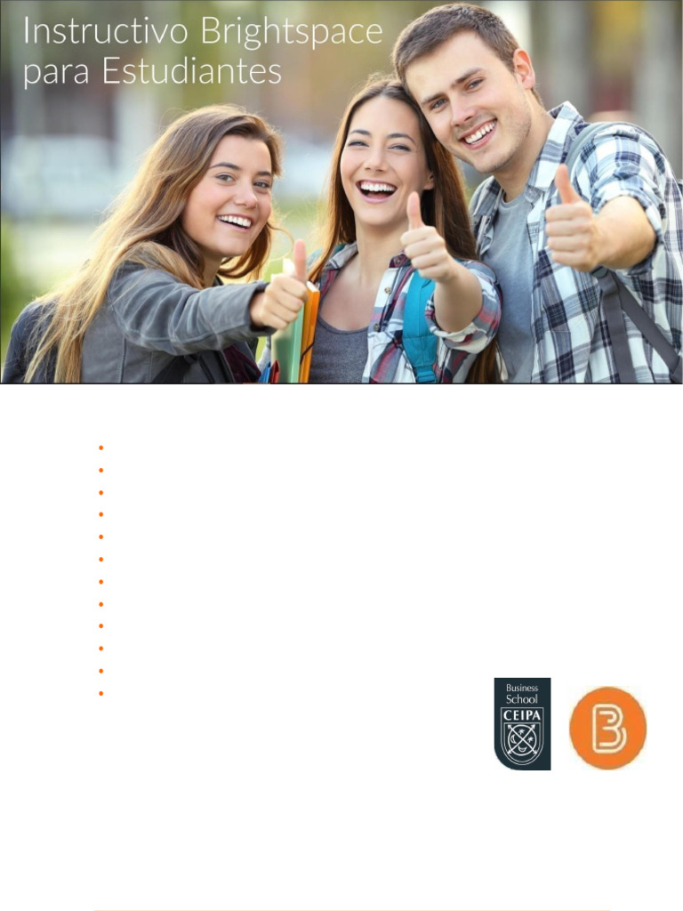 Instructivo Brightspace 2022 CEIPA | PDF | Chat en linea