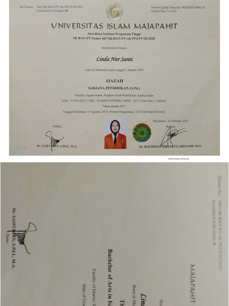 Bu Linda Nur Santi | PDF