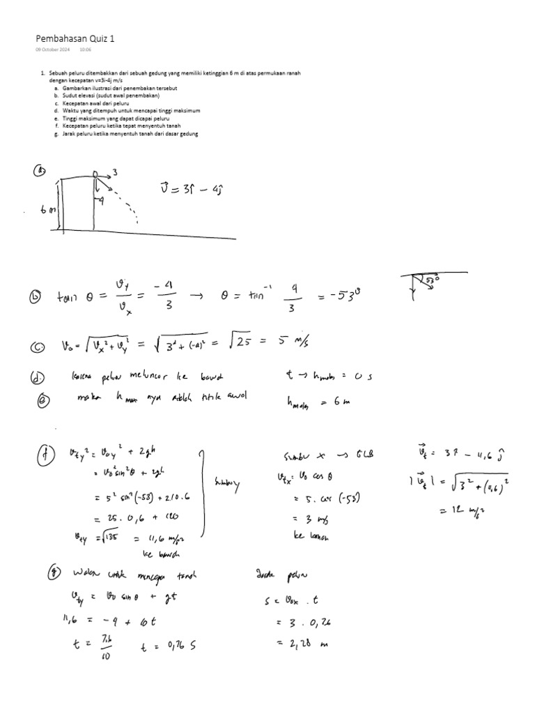 Pembahasan Quiz 1 | PDF