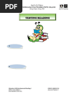 Burt Reading Test Administration Guide | PDF