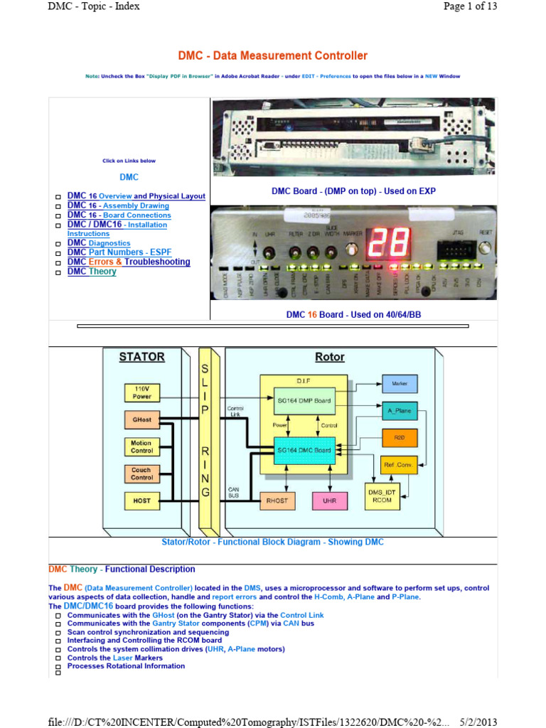 DMC Data Mesurement Controller | PDF | Error Detection And Correction ...