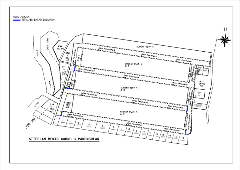 Siteplan Pakumbulan Revisi 1 70623-Layout1 | PDF