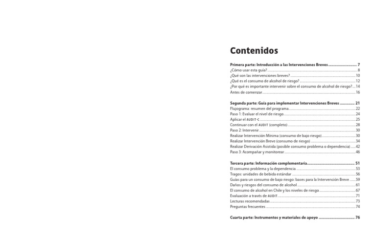 Contenidos: Audit C Audit | PDF