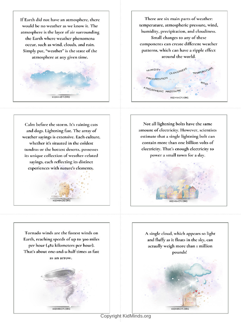 Weather Facts 2x6 PDF | PDF | Wellness