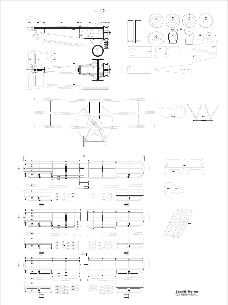 Sopwith Triplane Plan | PDF
