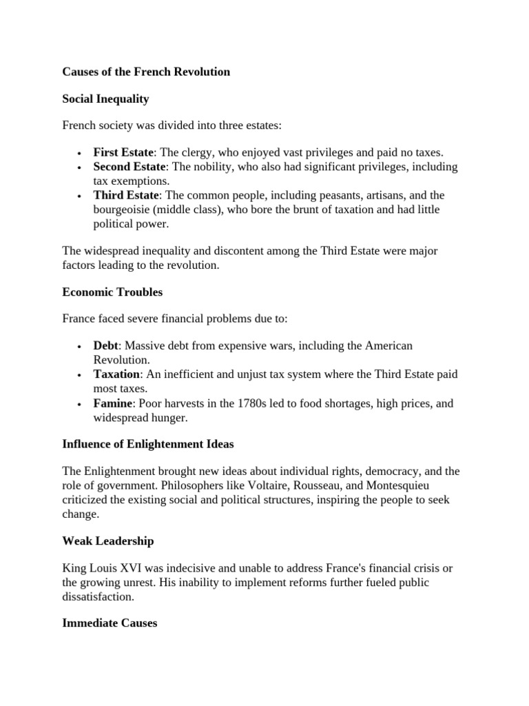 French Revolution | PDF | Reign Of Terror | French Revolution