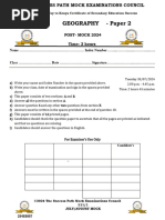 Geography Exam For S1 | PDF | Earth | Geography