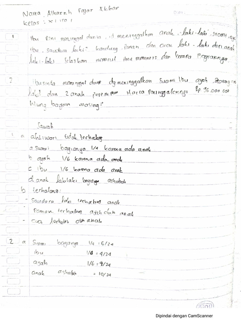 Fiqih Alhafizh Fajar Akbar XI IPA 1 | PDF