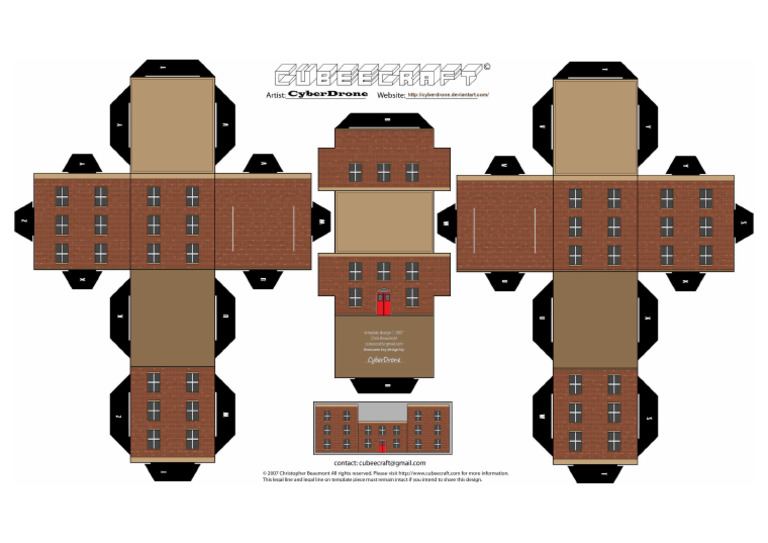 Apartments Paper Toy Paper Craft | PDF
