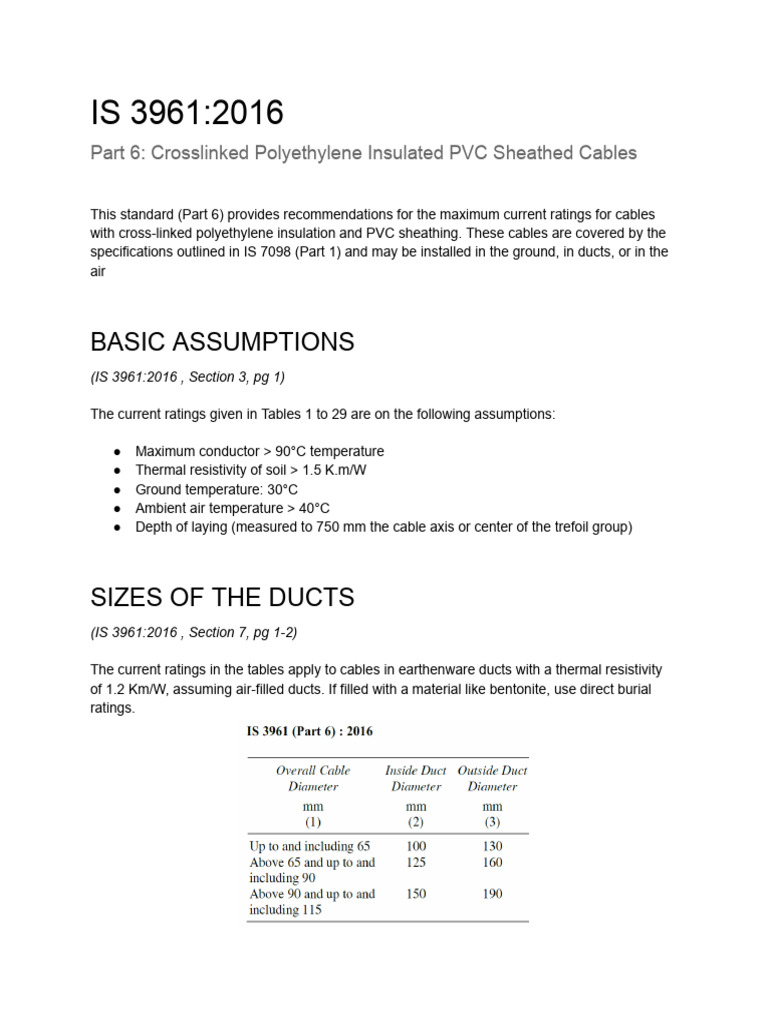 Is 3961 - 2016 | PDF | Insulator (Electricity) | Electrical Resistivity ...