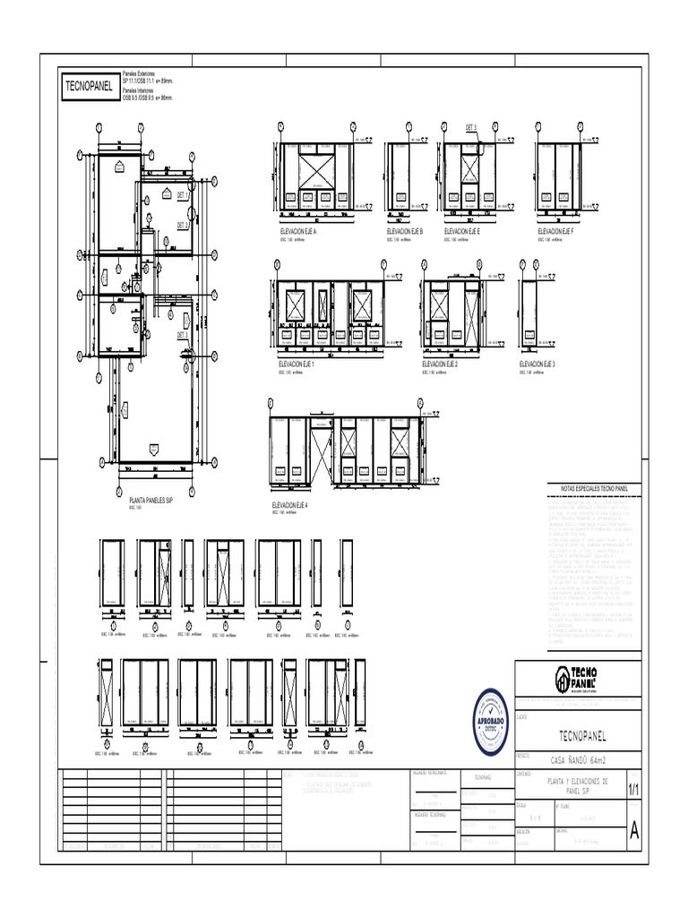 LE 02 PLANTAS Y EJES ESTRUCTURALES - N âANDU | PDF