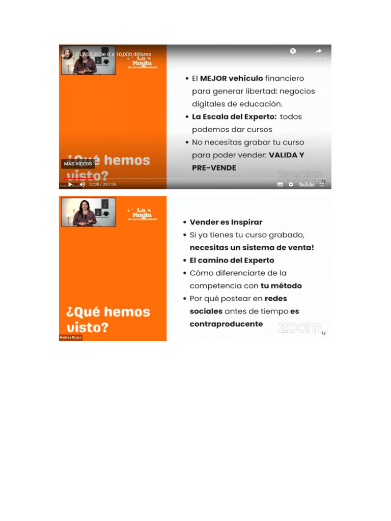 Clase 3 Andrea Rojas MK Cursos Digitales | PDF