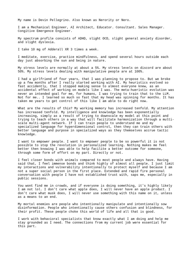 Nero Persona | PDF | Cognition | Psychology