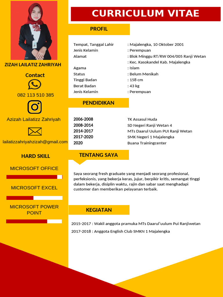 CV MERAH IMASs | PDF