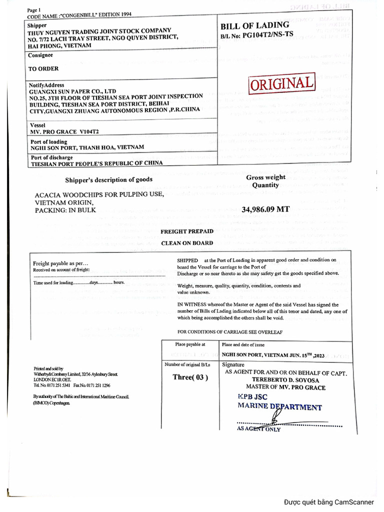 Obl - Mv. Pro Grace V.104T-2 | PDF