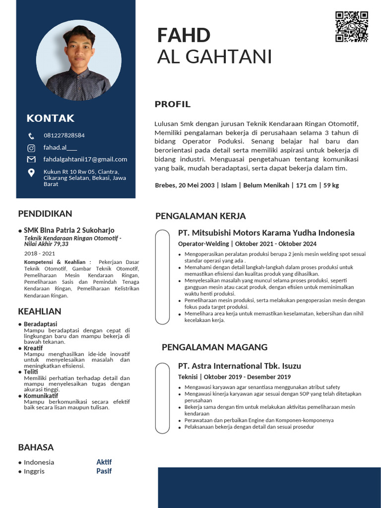 Fahd Al Gahtani - CV | PDF | Komputer