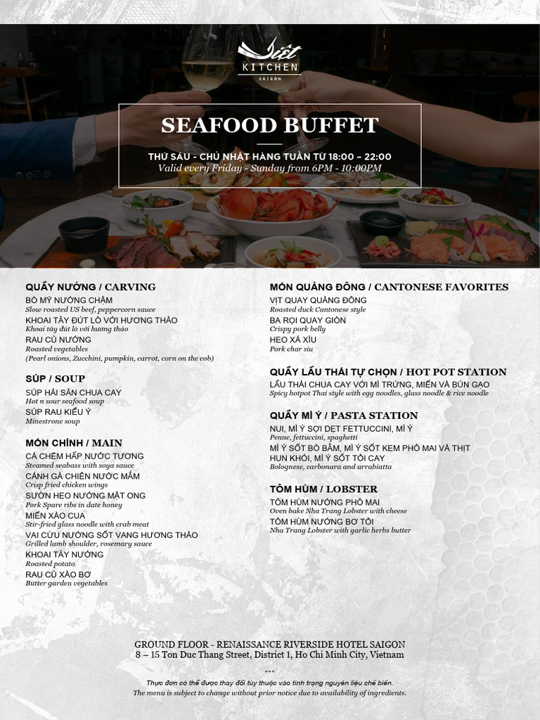 VK Buffet Menu | PDF