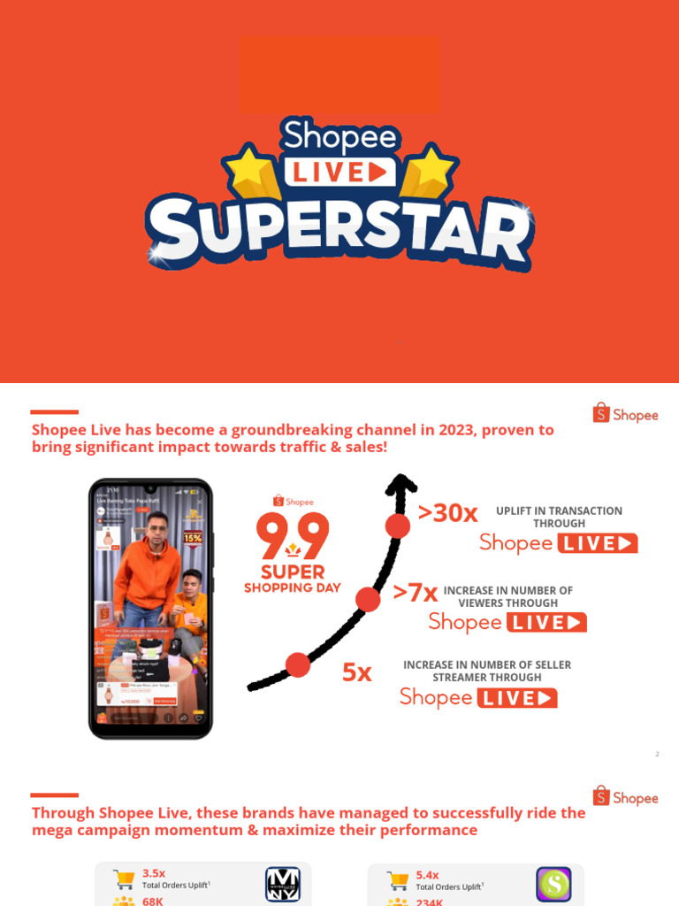 (EXTERNAL) Shopee Live Superstar & 10.10 Live Superstar | PDF | Laptop | Personal Computers